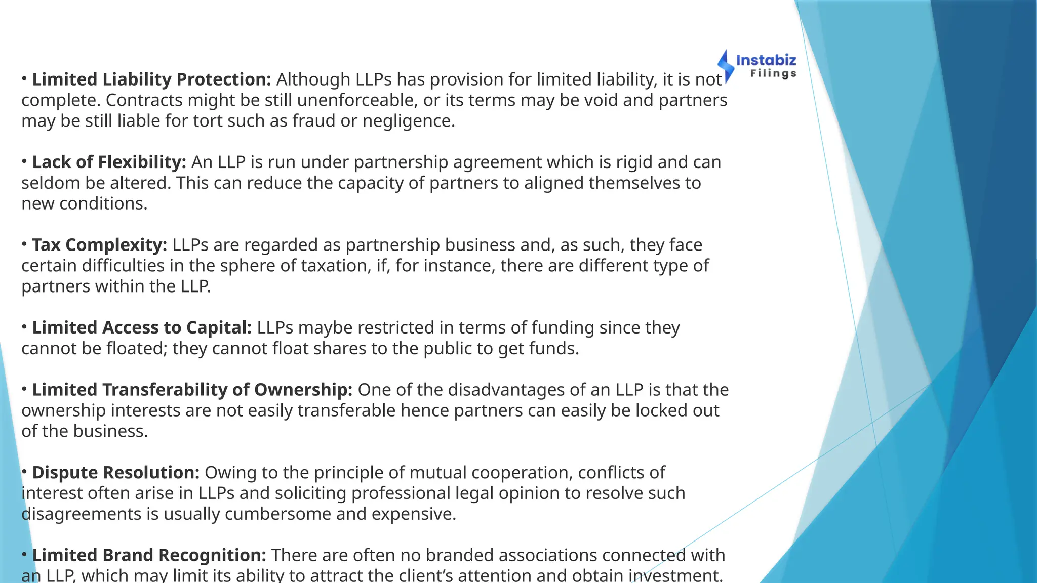 Advantages and Disadvantages of LLP.pptx
