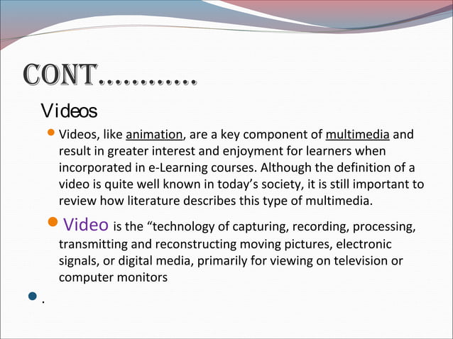 Advantages and disadvantages of multimedia | PPT
