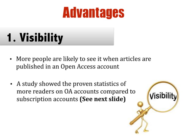 Advantages and Disadvantages of Open Access | PDF