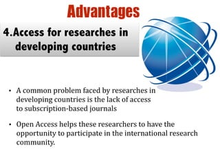 Advantages and Disadvantages of Open Access | PDF
