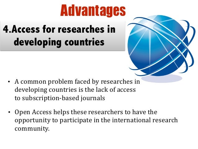 Advantages and Disadvantages of Open Access