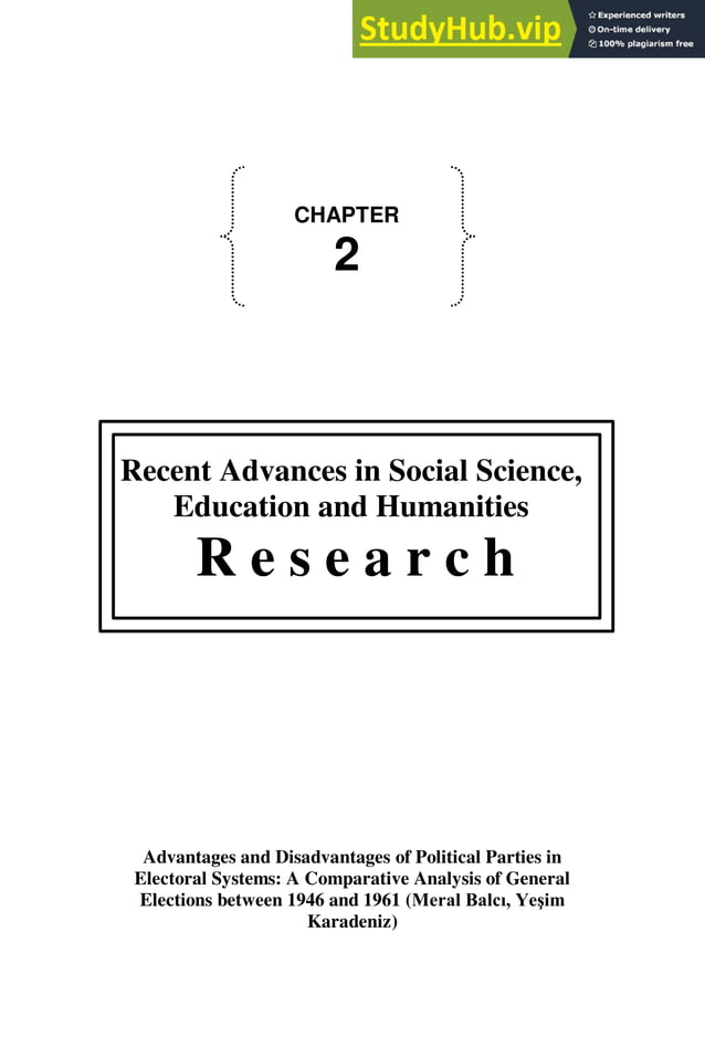 Advantages And Disadvantages Of Political Parties In Electoral Systems ...