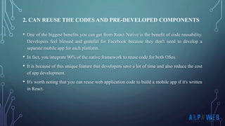 Advantages and Disadvantages of React Native App Development | PPTX