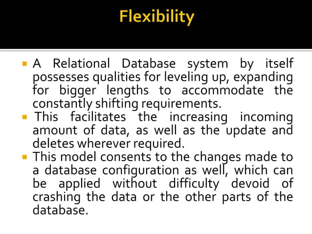 Advantages And Disadvantages Of Relational Databases Pptx Databases Computer Software And