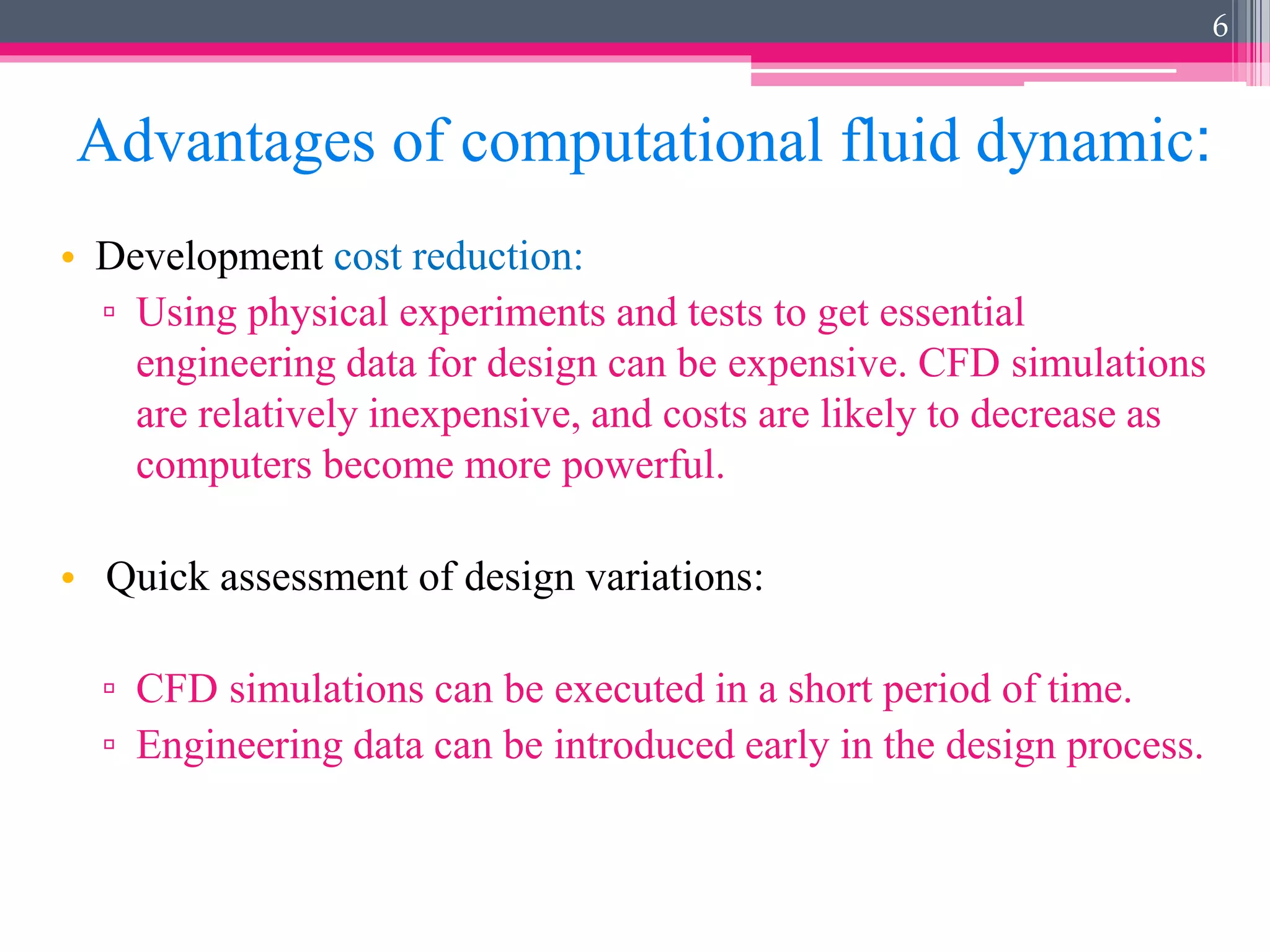 Advantages and disadvantages of robotics and computational fluid | PPTX