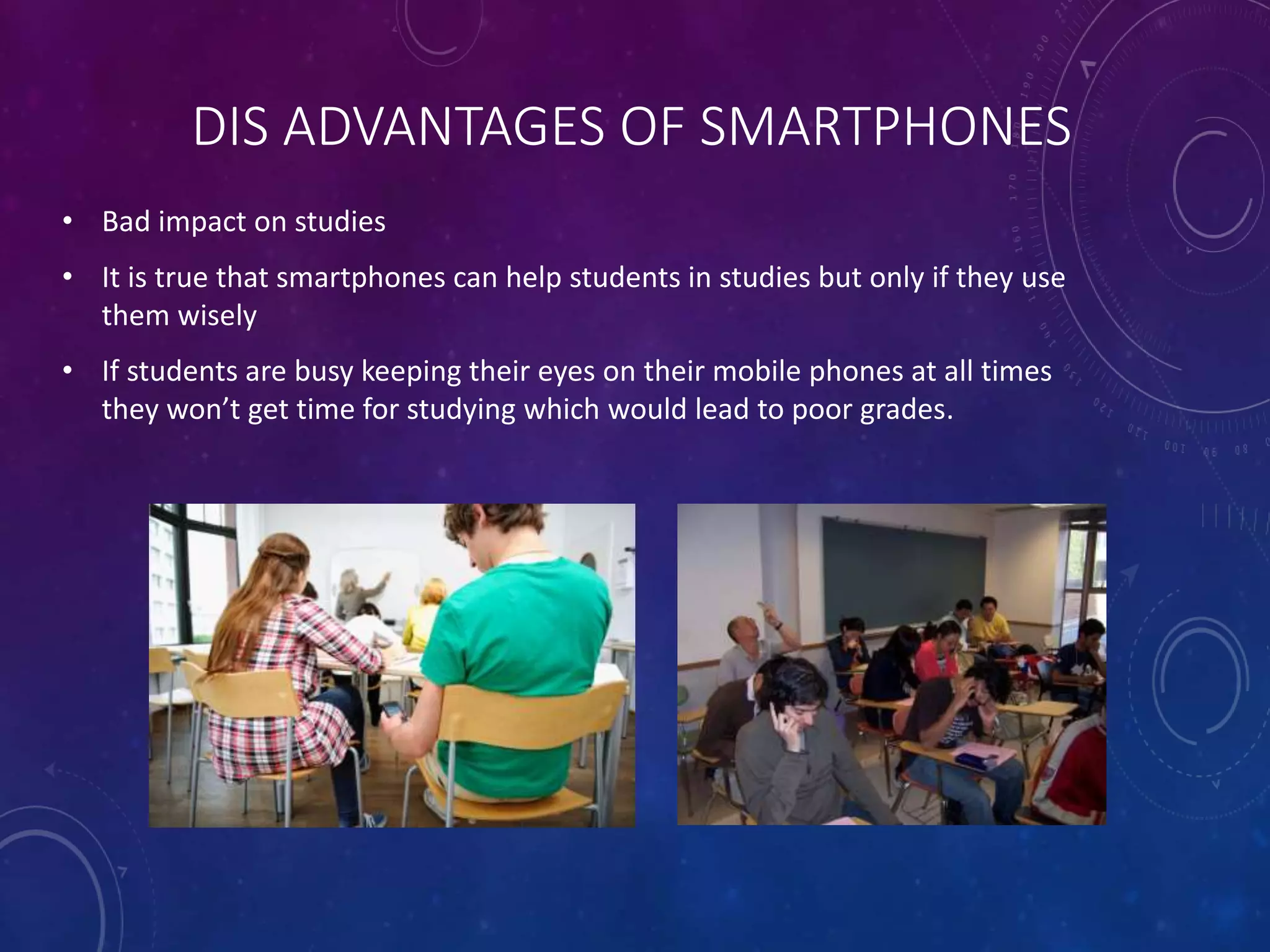 Advantages and disadvantages of smartphones | PPTX