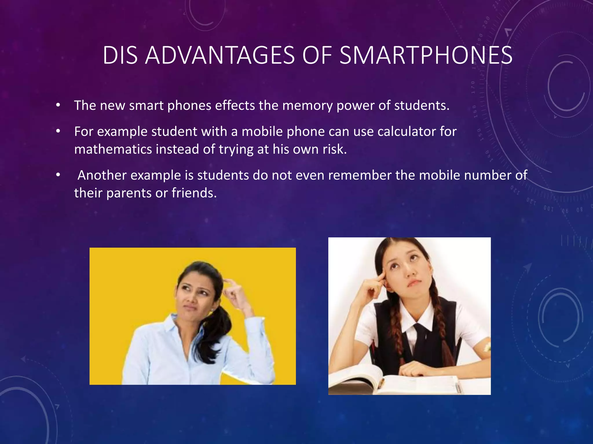 Advantages and disadvantages of smartphones | PPTX