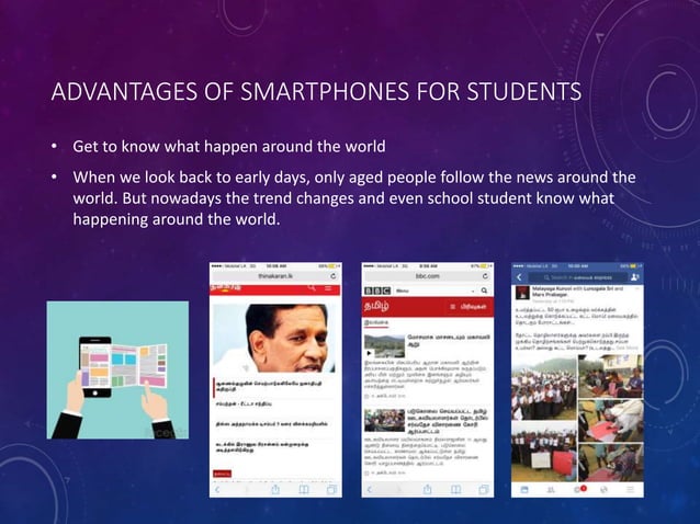 Advantages and disadvantages of smartphones | PPTX | Smartphones ...