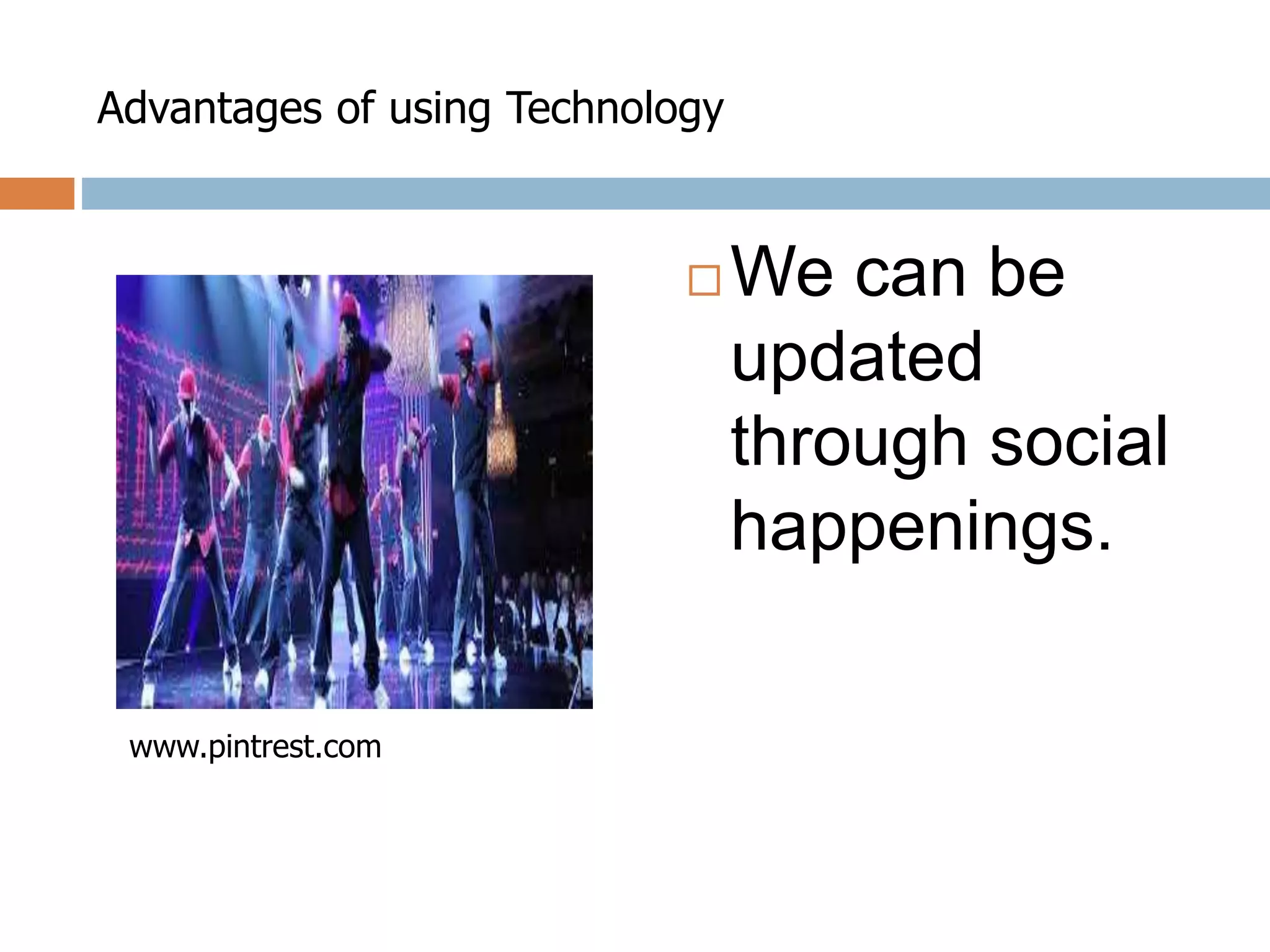 Advantages and Disadvantages of Technology | PPTX