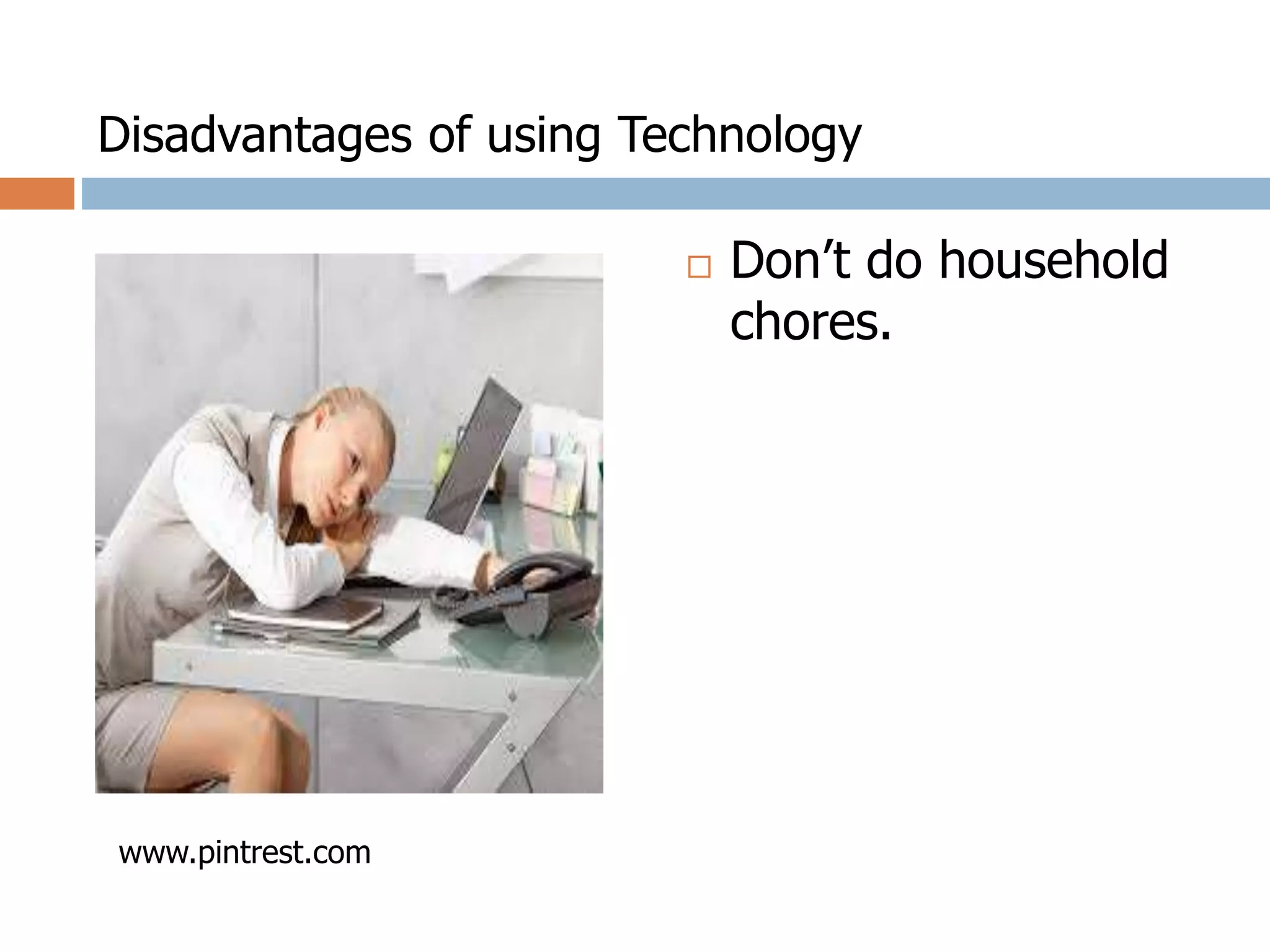 Advantages and Disadvantages of Technology | PPTX