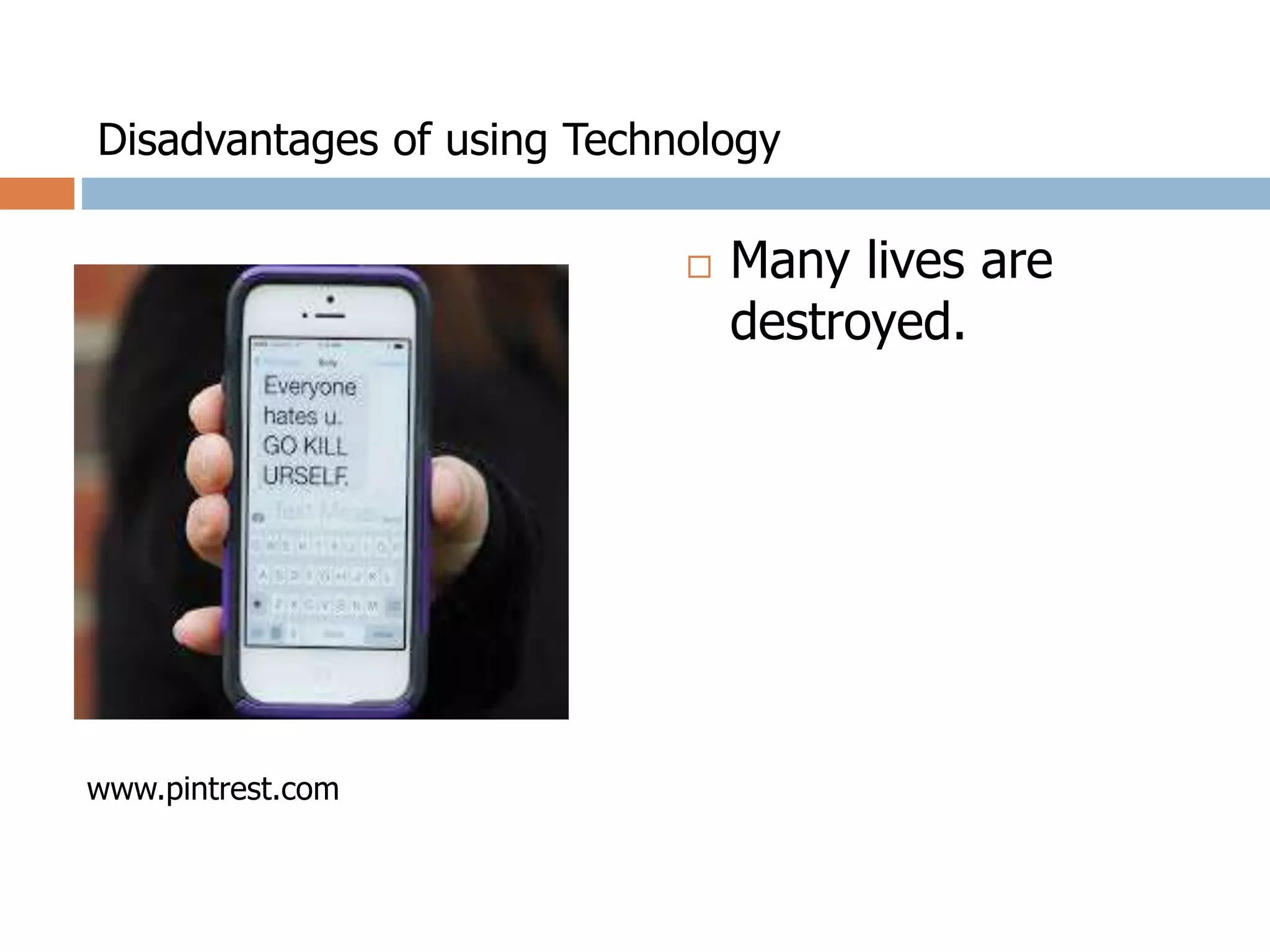 Advantages and Disadvantages of Technology | PPTX