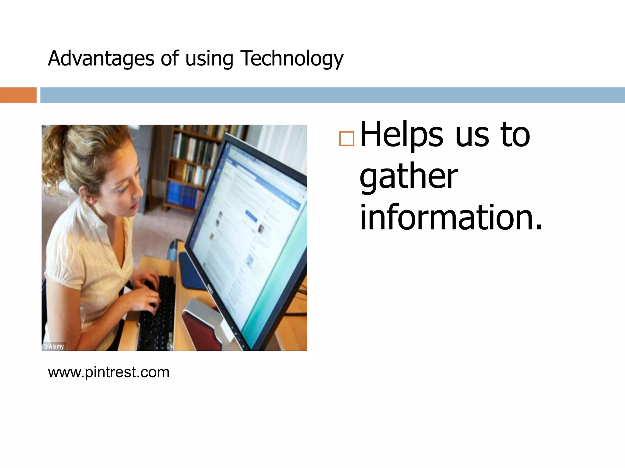 Advantages and Disadvantages of Technology | PPTX