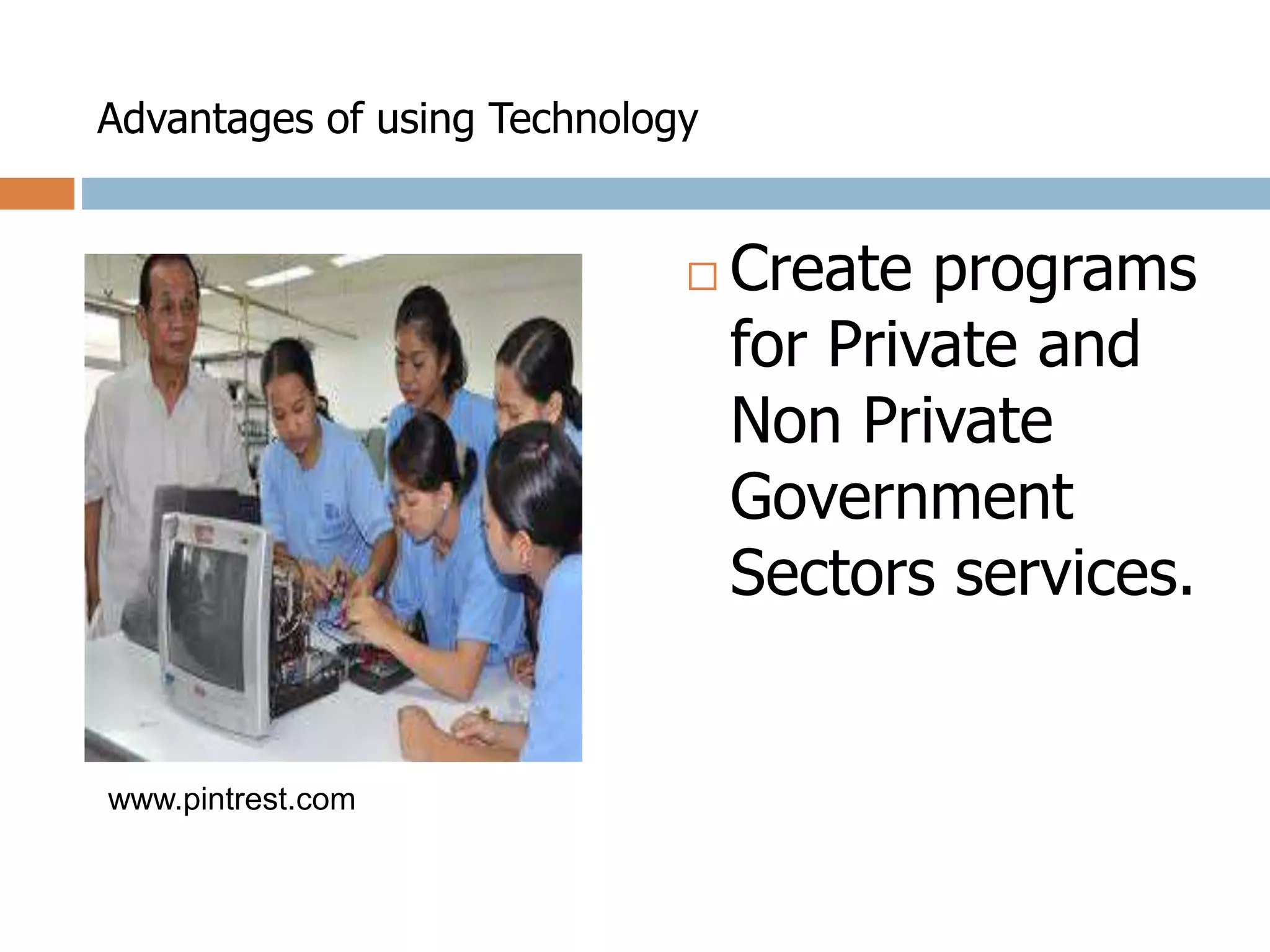 Advantages and Disadvantages of Technology | PPTX