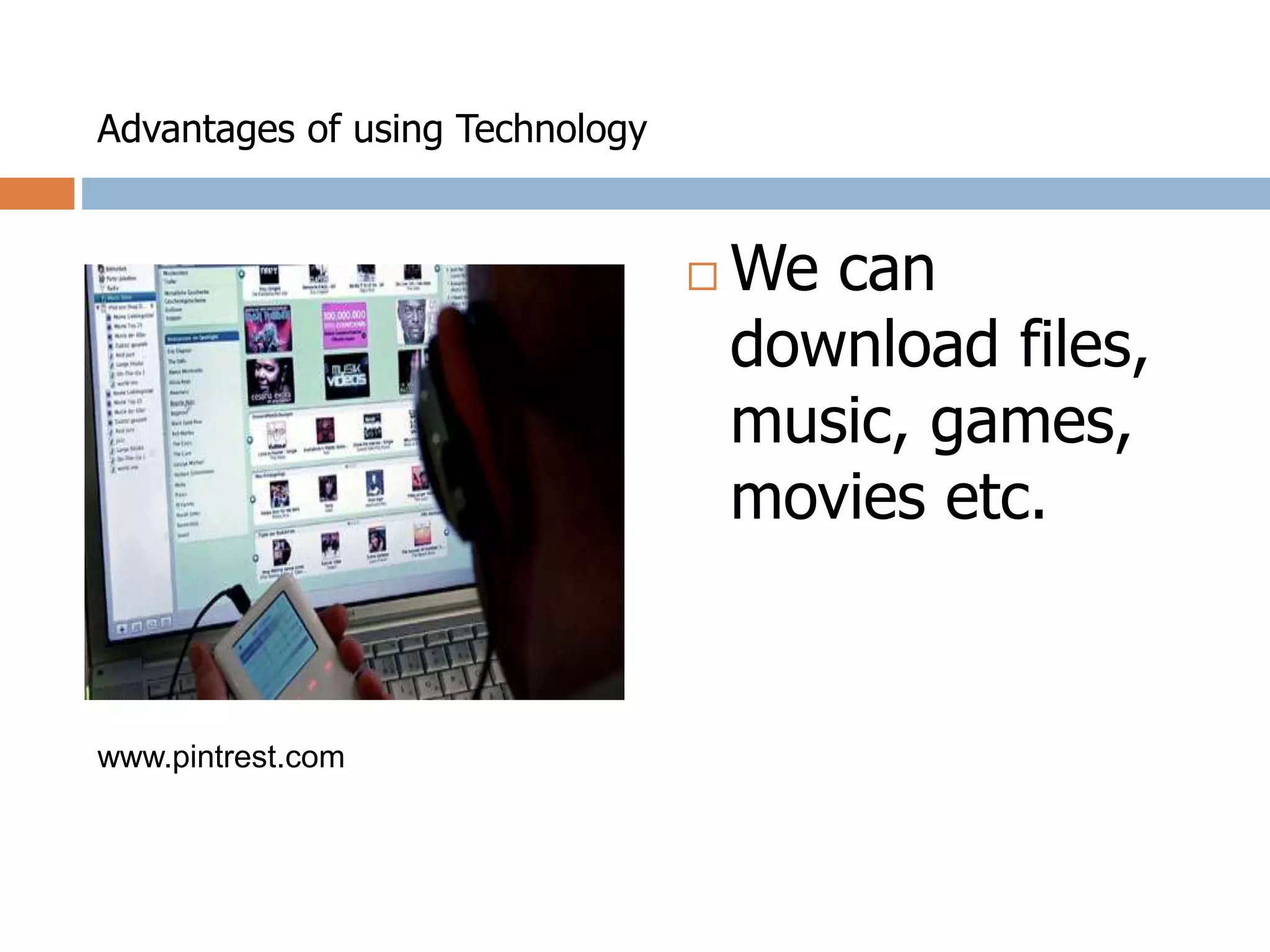 Advantages and Disadvantages of Technology | PPTX
