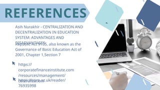 Advantages and Disadvantages of the Centralized Pattern of Curriculum ...