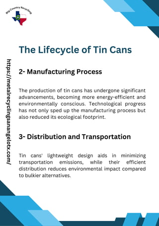 Advantage and Disadvantage of Tin Recycling | PDF