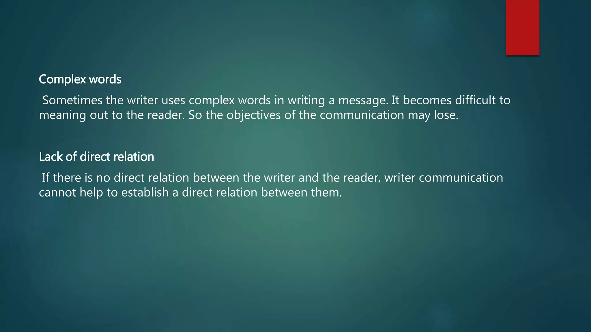 Advantages and disadvantages of written communication | PPTX