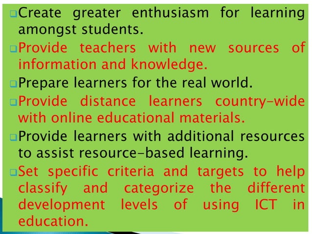 Advantages and limitations of ict | PPTX | Education