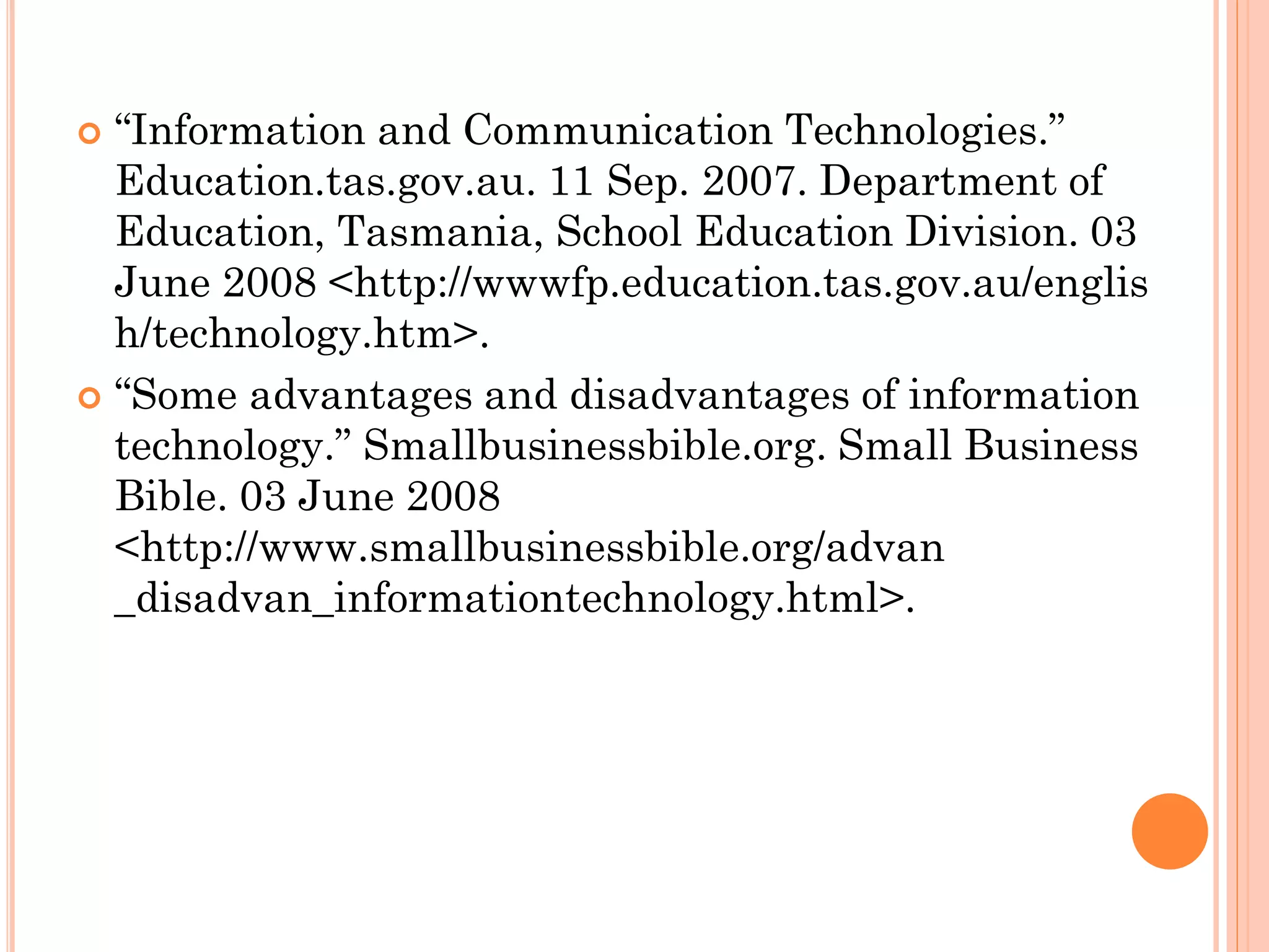 Advantages and limitations of ict in education | PDF