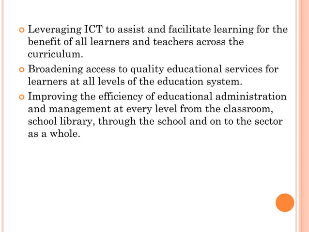 Advantages and limitations of ict in education | PDF