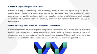 Advantages & Benefits of Marg Accounting Software | PPTX | Computer ...