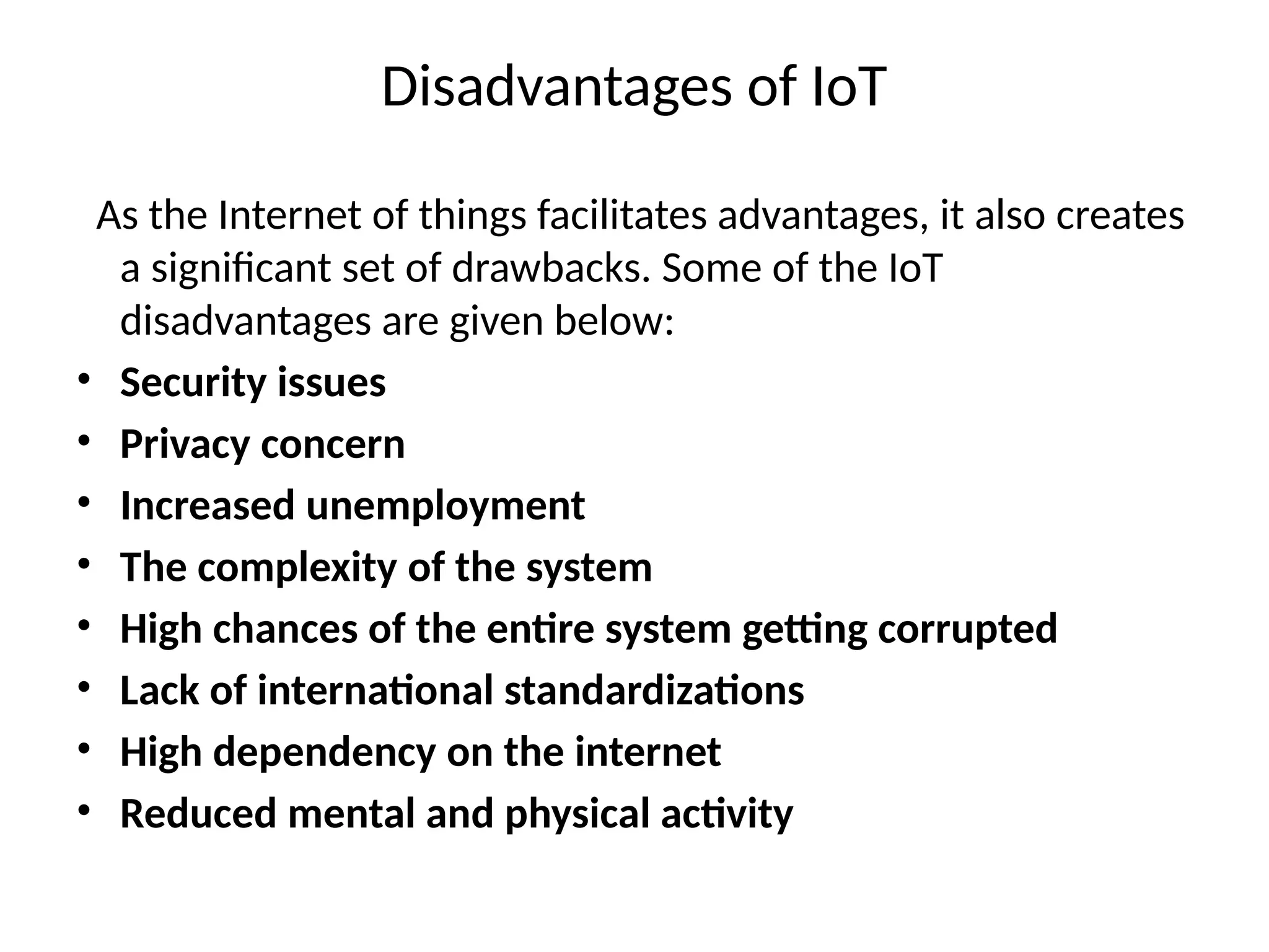 Advantages, disadvantages , building block of IoT.pptx