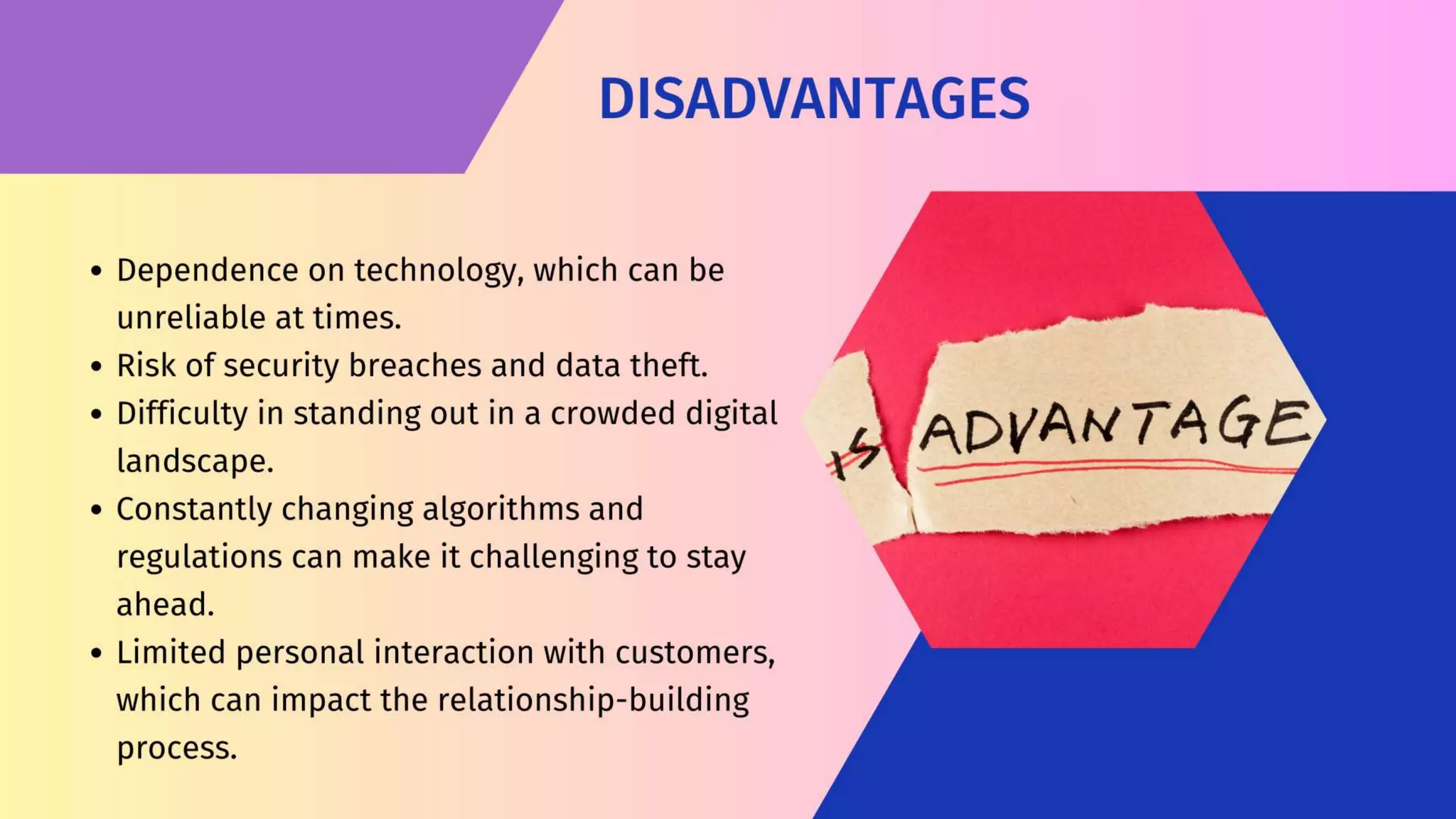 Advantages, Disadvantages of Digital Marketing.pptx