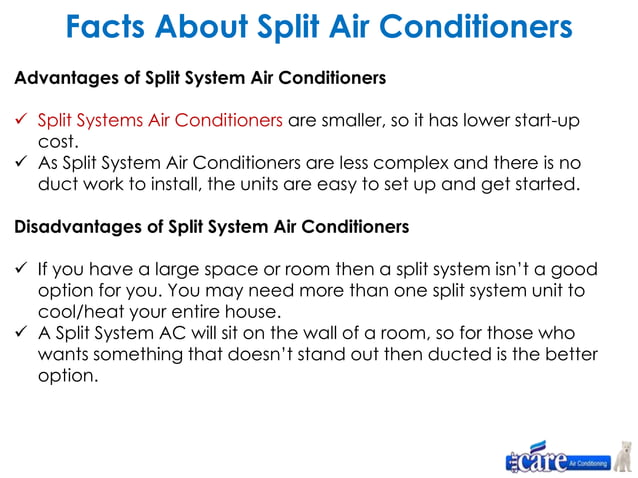 Advantages And Disadvantages Of Ducted And Split System Air Conditioners