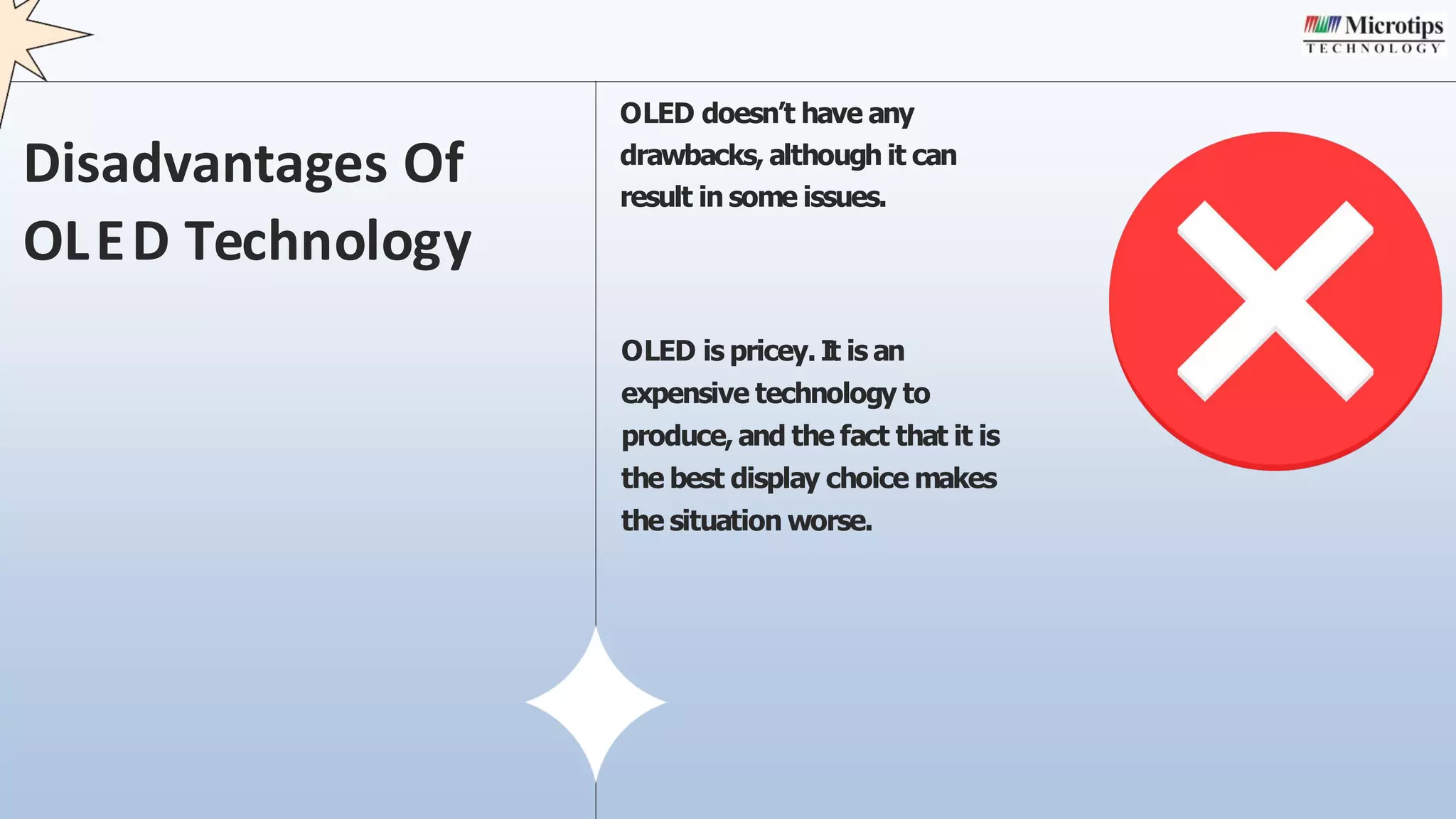Advantages & Disadvantages of OLED Technology | PPTX