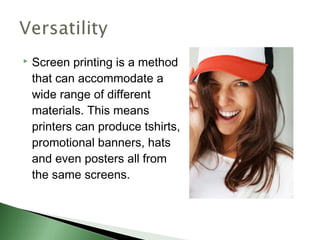 Advantages & disadvantages of screen printing | PPT | Style & Fashion