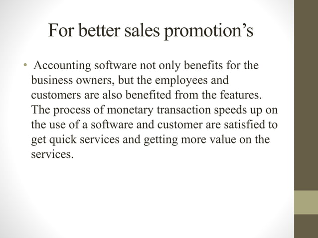 Advantages & disadvantages of tally | PPTX | Shareware and Freeware | Computer Software and ...