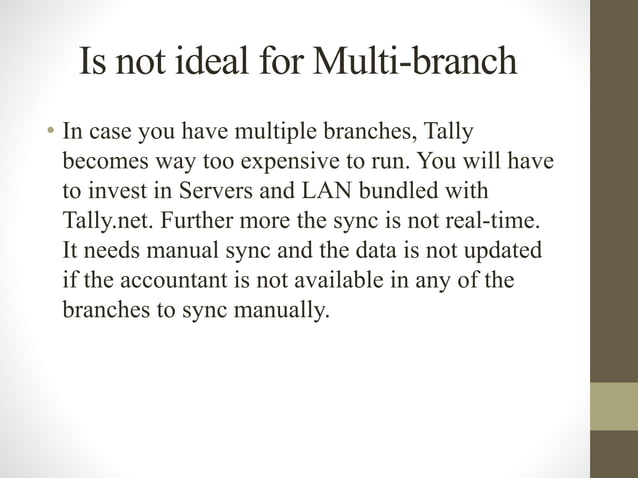 Advantages & disadvantages of tally | PPTX | Shareware and Freeware | Computer Software and ...