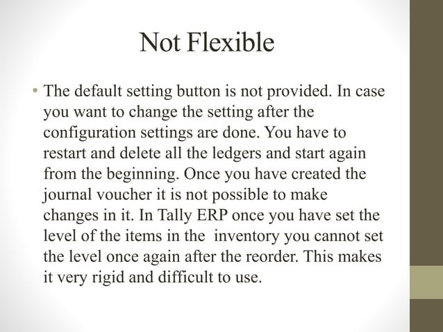 Advantages & disadvantages of tally | PPTX | Shareware and Freeware | Computer Software and ...