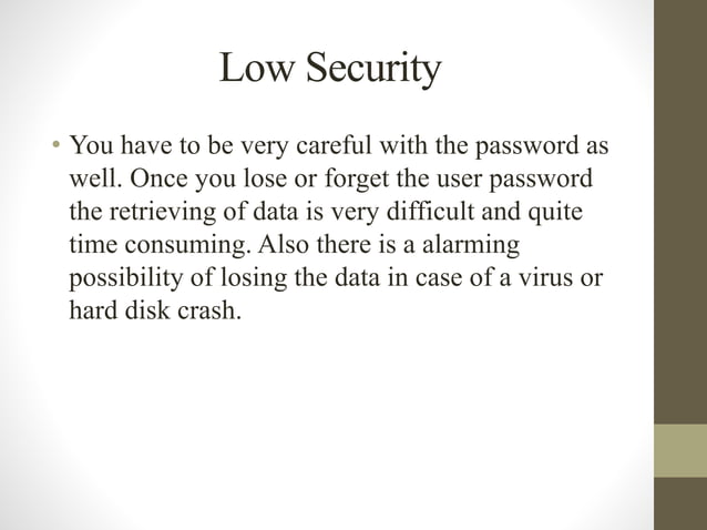 Advantages & disadvantages of tally | PPTX | Shareware and Freeware | Computer Software and ...
