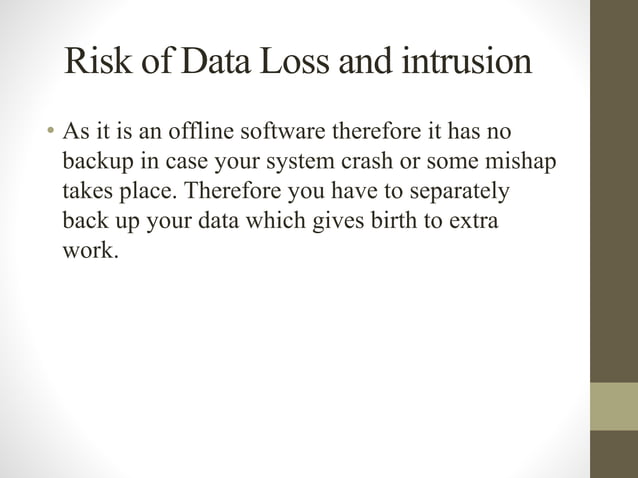 Advantages & disadvantages of tally | PPTX | Shareware and Freeware | Computer Software and ...
