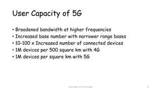 2 Advantages of 5G Technology | PPT