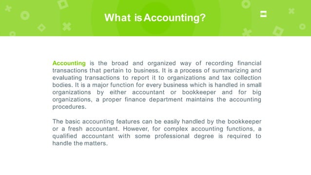 Advantages of Accounting & Accounting Cycle | PPT