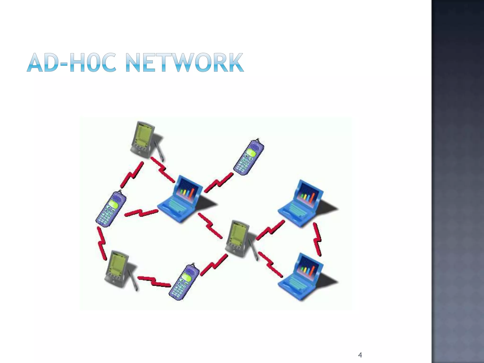 Advantages of ad hoc sensor network, driving application | PPTX