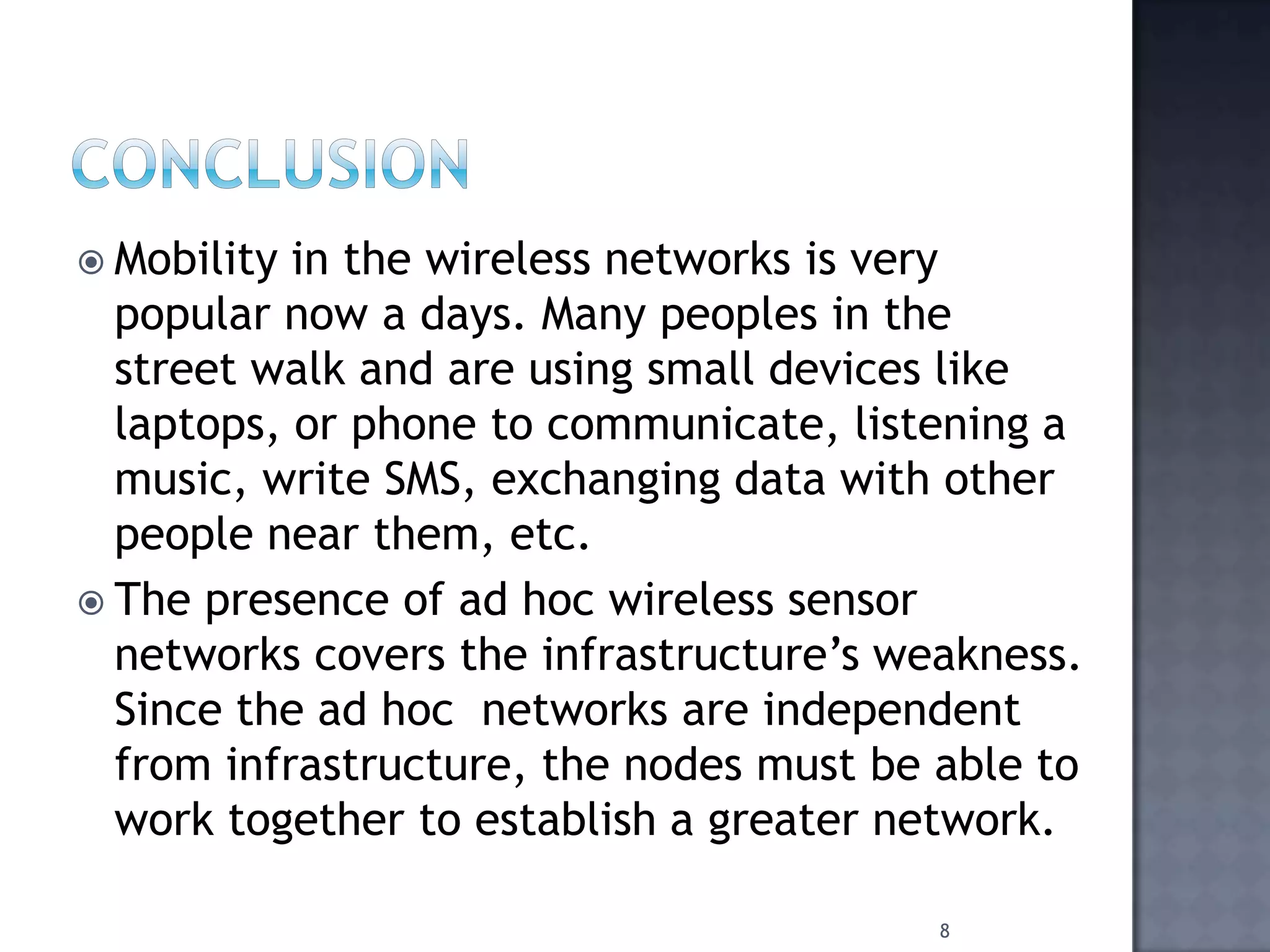 Advantages Of Ad Hoc Sensor Network Driving Application Ppt