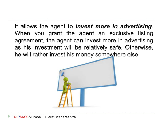 Advantages of an Exclusive Agreement | PPT