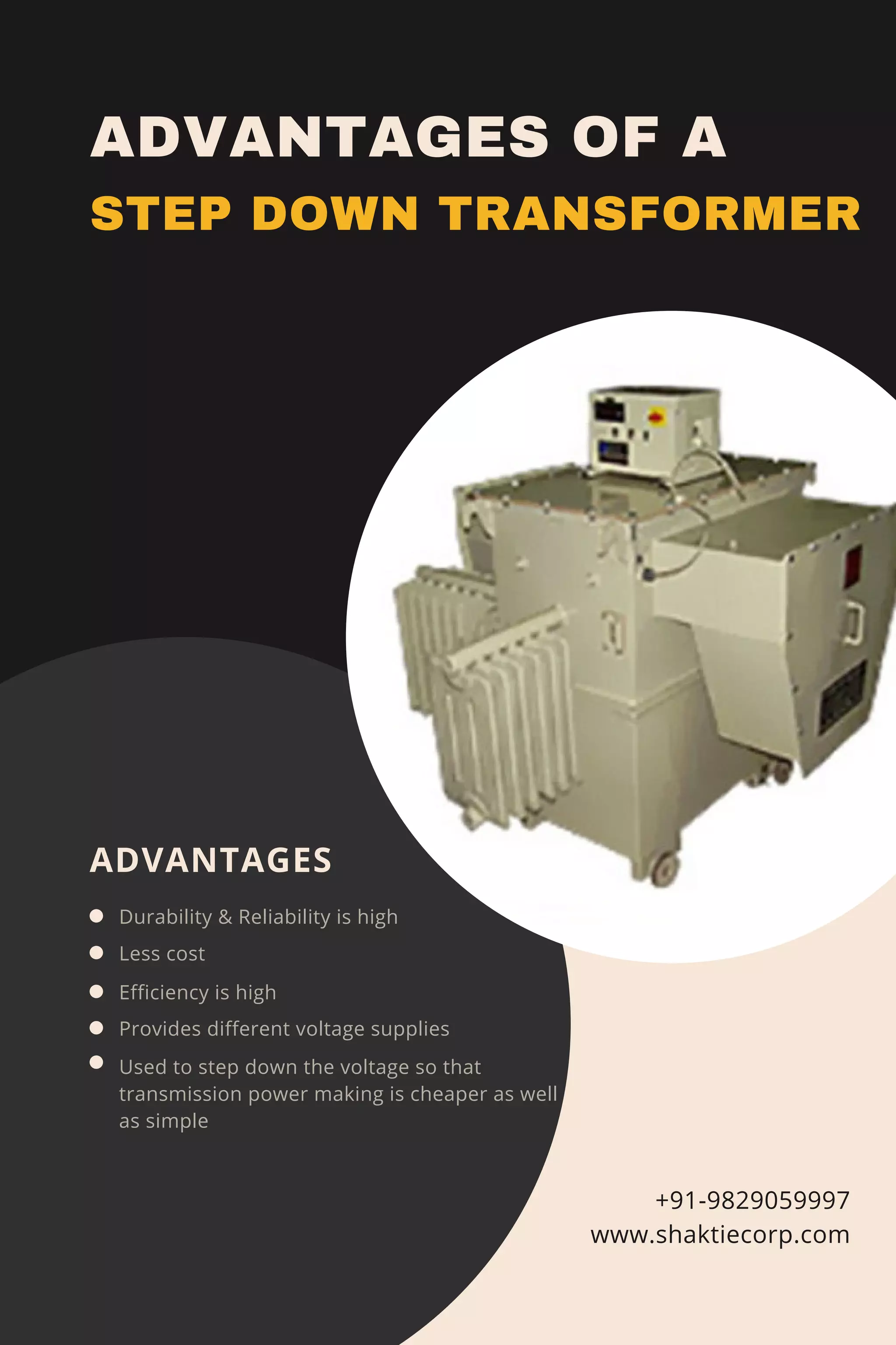 Advantages of a Step down Transformer | PDF