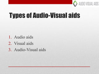 Advantages of audio visual aids | PPTX