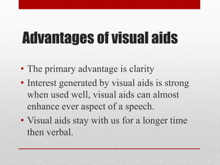 Advantages of audio visual aids | PPTX