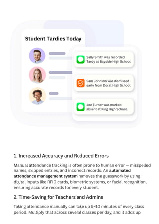Advantages of Automated Attendance System | PDF