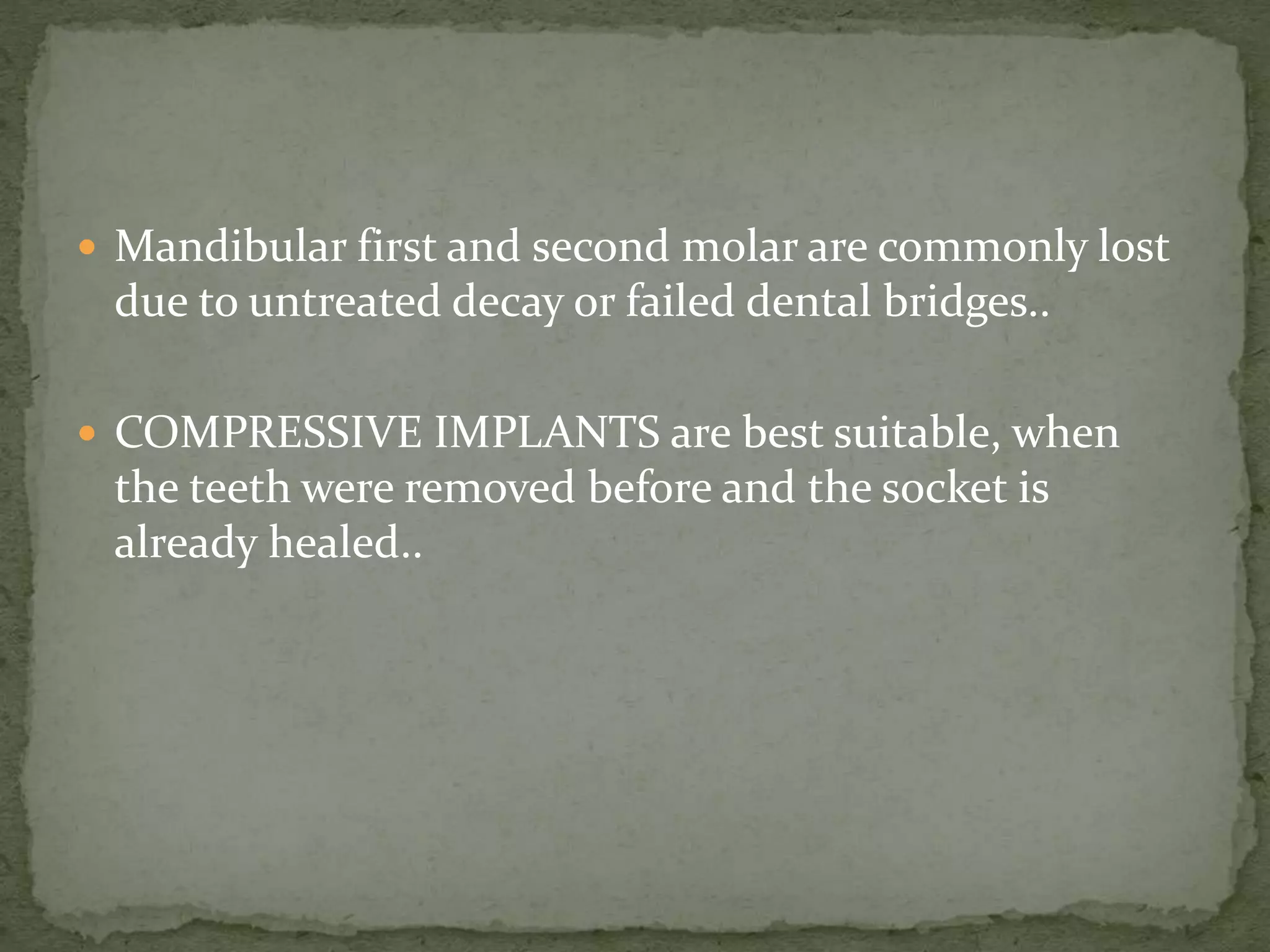 Advantages of basal compressive implants | PPTX