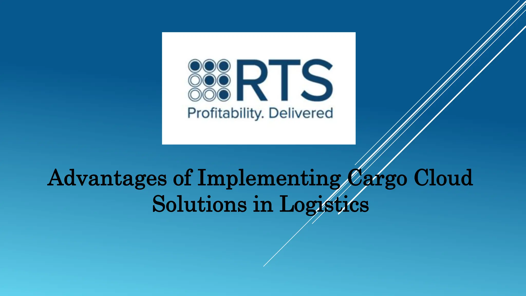 Advantages of Cargo Cloud Solutions.pptx | Cloud Computing | Internet