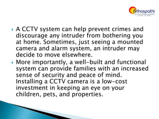 Advantages of cctv camera | PPTX | Cameras and Camcorders | Consumer ...