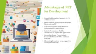 Advantages of choosing .NET for business applications.pptx