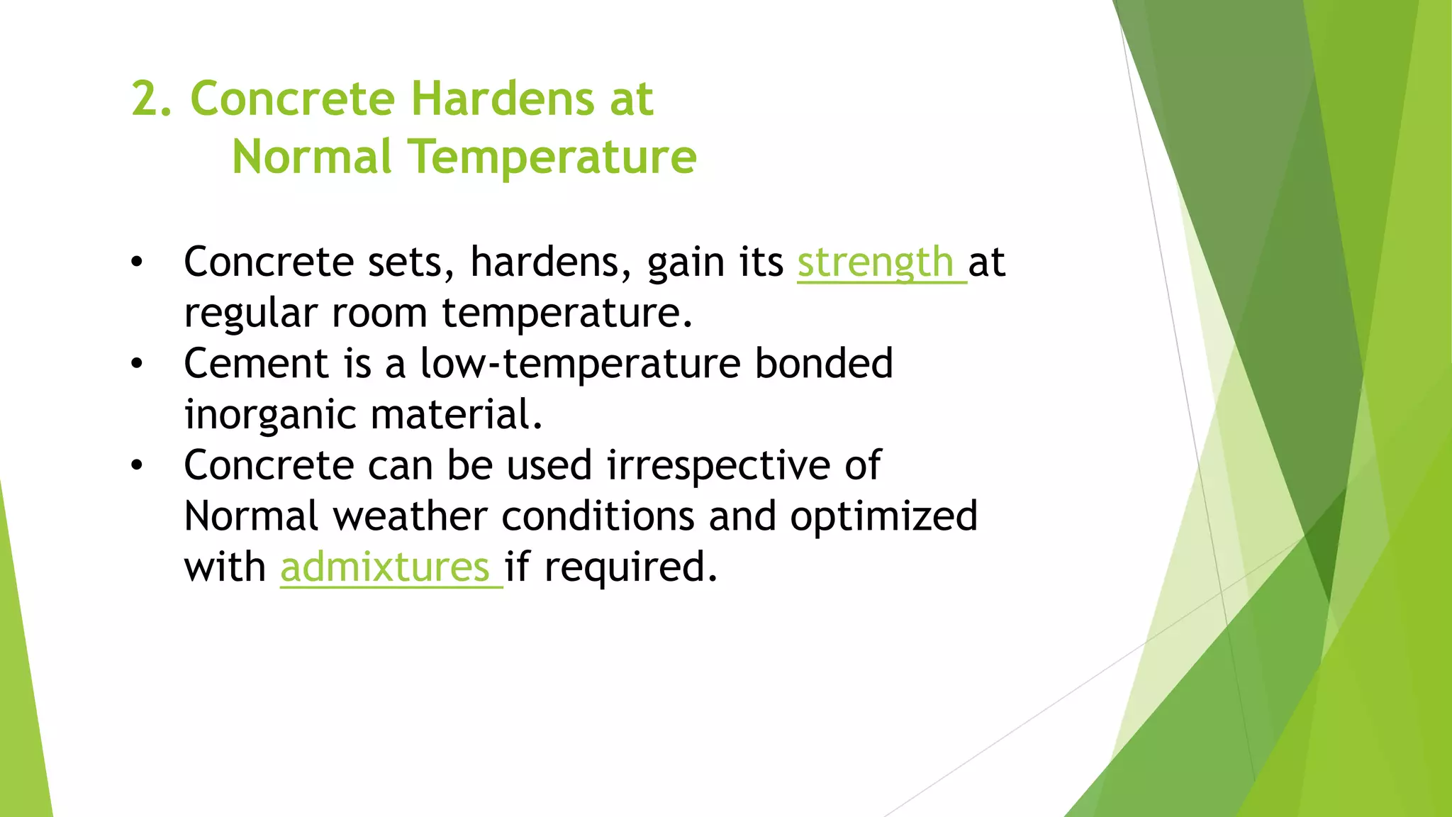 Advantages of concrete | PPTX