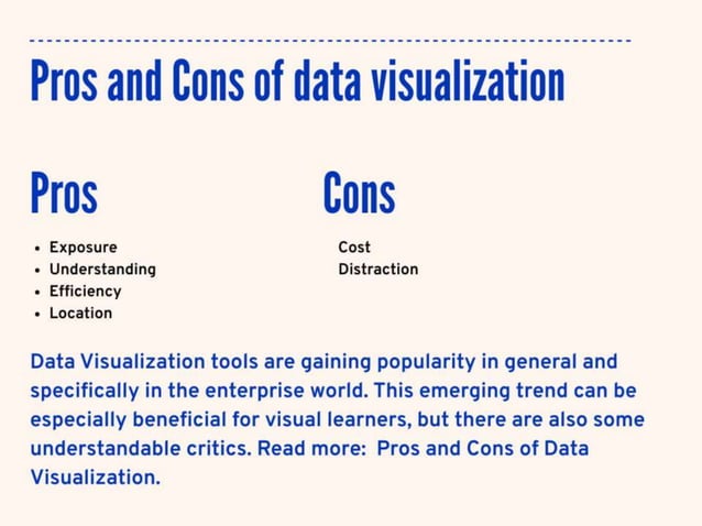 Advantages of data visualization | PPT